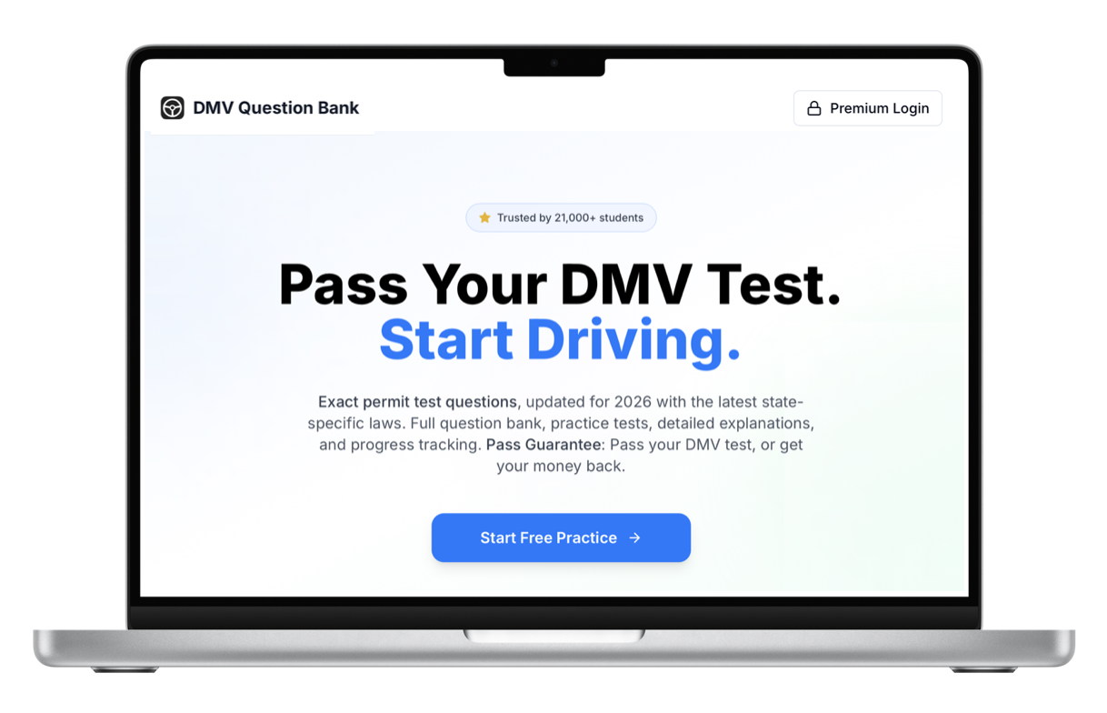 FREE Ohio BMV Permit Practice Test 2026 — 40 Questions | DMV Question Bank
